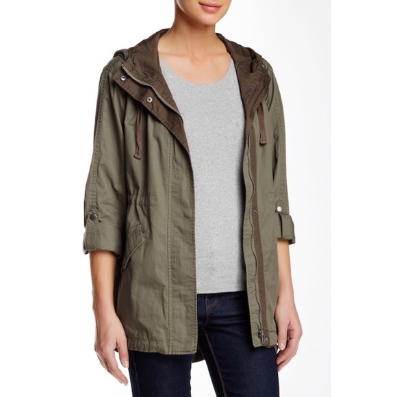 Sebby | Jackets & Coats | Sebby Olive Light Anorak Jacket | Poshmark